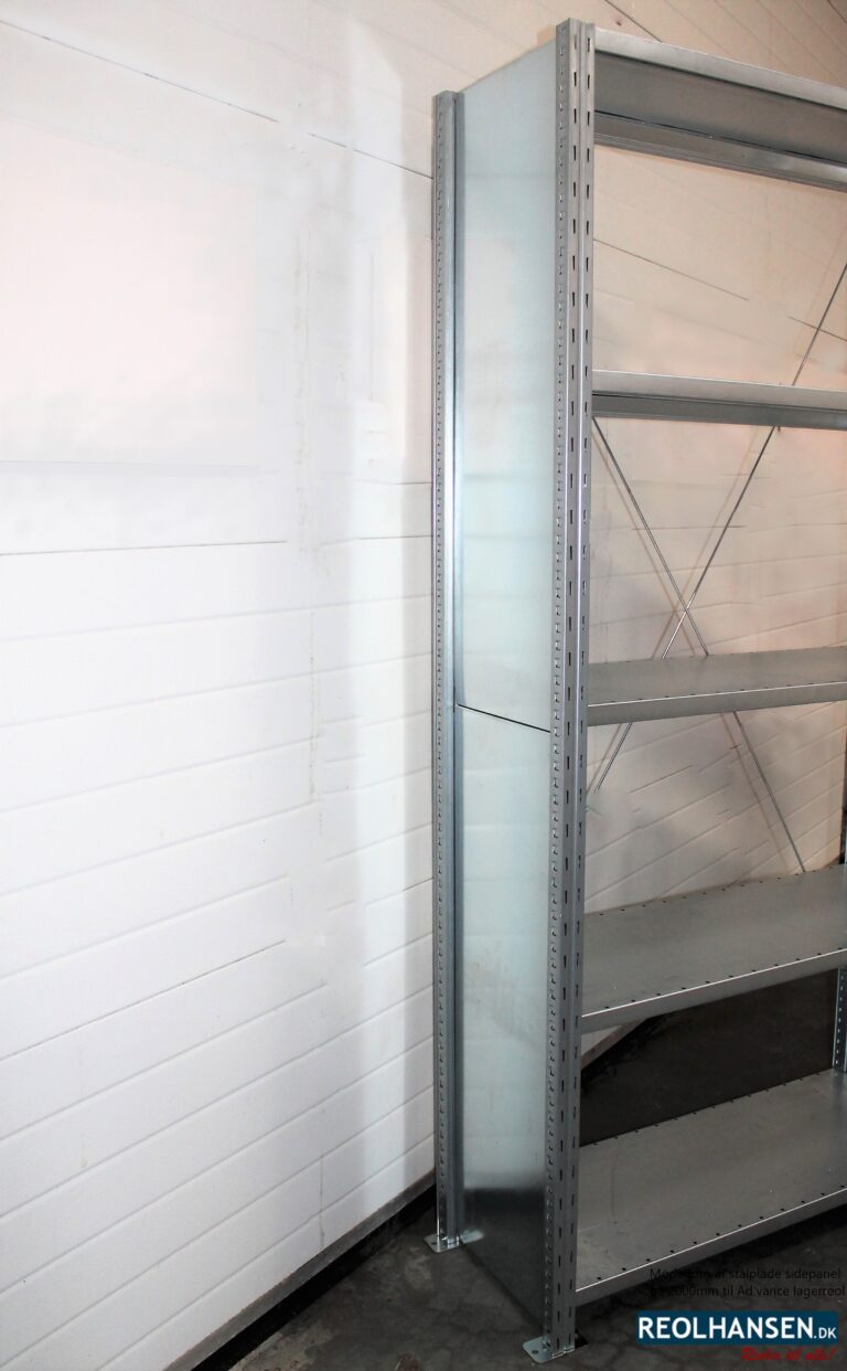 Adaptiv - Stålplade sidepanel som leveres i moduler